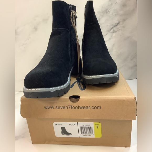 Seven7 | Shoes | New Seven7 Bestie Boot Black | Poshmark